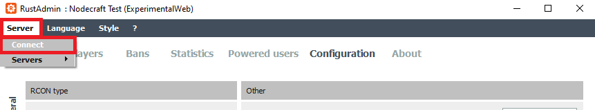 Setting Up The Rustadmin Rcon Tool Rust Knowledgebase Article